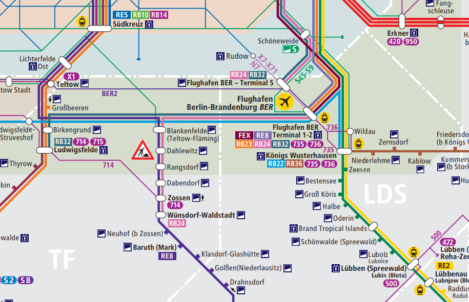 RE8, RB24 Blankenfelde Wünsdorf: Änderungen seit 14. August | VBB